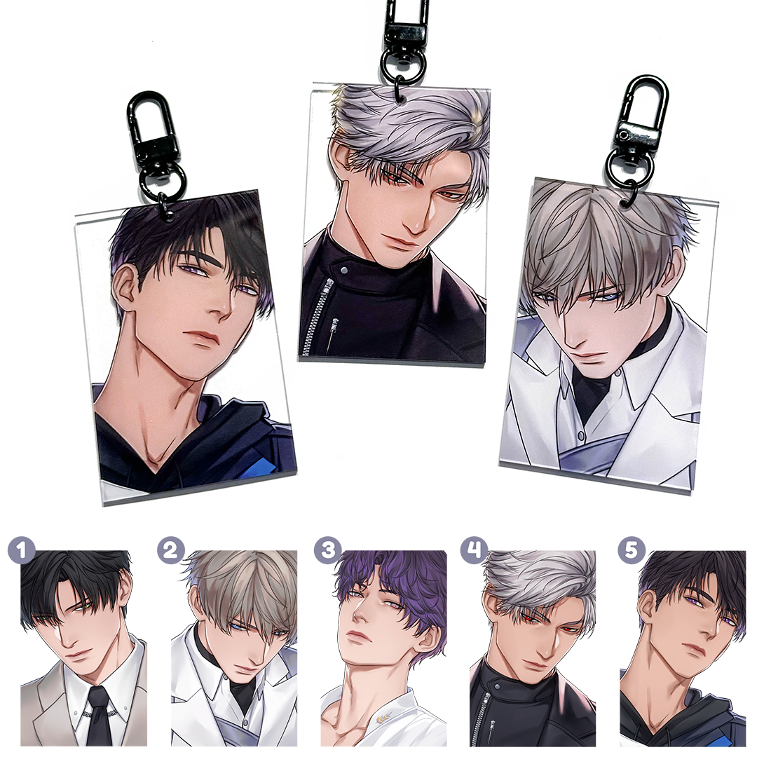 LADS | [bust] Acrylic Keychains – sin inc